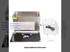 600w Mechanical Ultrasonic Cleaner Knob Type Ultrasonic Dish Cleaner With Tank