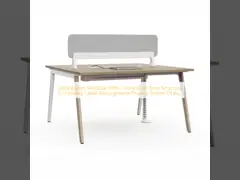 China Workstation Modular Office Desk Dual Tone Structure Concealed Cable Management Privacy Screen DUAL for sale