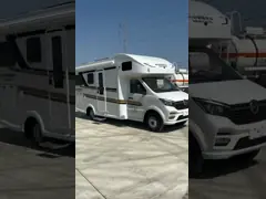 China Kama Gasoline Outdoor Traveling RV Camp Adventure Motor home Camper Luxury Caravan Campervan Car Motor Recreational Vehicle Motorhome for sale