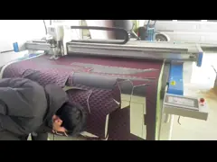 China IB1650 10KW Automotive Floor Mat Cutting Machine with 3200×6000mm Work Area and ±0.1mm Precision for sale