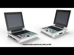 12.1인치 LED 스크린 USG 스캔 기계, 프로브 커넥터 2개 및 대용량 메모리