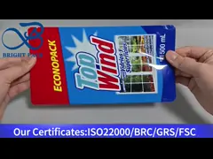 stand up plastic bag for glass cleaner