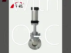 China Stainless Steel Pneumatic Knife Gate Valve DN50-1000mm with 1.6MPa Pressure for Industrial Applications for sale