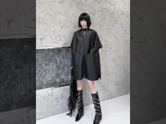 China Autumn And Winter New PU Long Waisted Vest White Lace Wide Leg Pants for sale