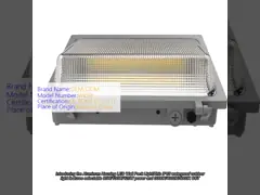 Aluminum Housing LED Wall Pack Light with 80W/100W/120W Selectable Power and 3000K/4000K/5000K Selectable CCT IP65 Waterproof Outdoor Lighting