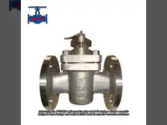 XF5900B 볼 타입 부식 방지 편심 플러그 밸브 플랜지 타입 스트레이트 스루 플러그 밸브