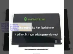Replacement 11.6 Inch LED LCD Screen for HP Laptop 1366x768 30Pin M8116AN01-1 for M52883-RJ1 with EDP Interface LCM Panel