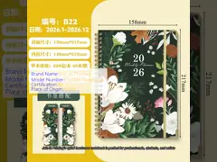 China White Page Spiral Hardcover Notebook Providing Spiral Binding and Hardcover Cover Suitable for Professional Note Taking for sale