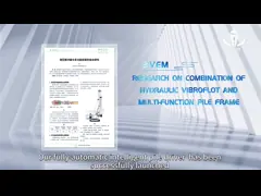 China Professional 150KW Vibroflotation Device Vibroflotation Compaction Of Cohesionless Soils for sale