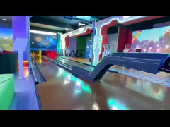 Premium Bowlingbaan- en -uitrusting met rubberen en houten materialen voor indoor entertainment