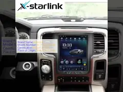 9.7-Zoll-KI-Vertikalschirm Android 12 Auto-Stereo GPS für Dodge Ram 2013-2017 FM/AM-Radio enthalten