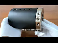 China 8-channel Large-diameter Gas Rotary Union with 50mm Inner Diameter and 109mm Outer Diameter for 20 RPM Applications for sale