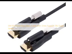 Кабель EMI RFI HDMI Fiber Optic с винтовой поддержкой 18G Super Speed