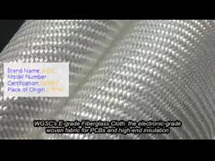 E - grade Fiberglass Cloth | Electronic Grade Glass Fiber Yarn Woven Fabric for PCB & High - End Insulation Applications