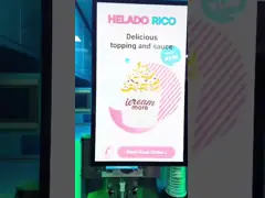 China Customized color logo ice cream vending machine with automatic self-cleaning, pre cooling and preservation function R404A refrigerant for sale