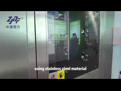 China SUS304 LED Display Air Shower Tunnel Clean Room Products Air Cleaning Equipment With Cold Roll Steel Body for sale