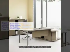 China FLEX Sleek Design Modern Executive Office Desk Rounded Edges For Managerial Spaces for sale