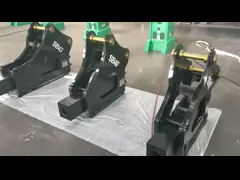 Guchuan SB43 / GCB75 Triangle Side Type Hydraulic Breaker For 6-9 Ton Excavators