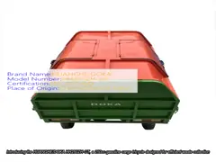 China Gasoline 250CC Waste Collection Tricycle with Automatic Lifting System - 2000kg Load Capacity & 65km/h Speed for sale