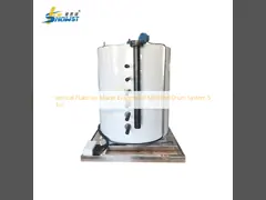 Vertical Flake Ice Maker Evaporator Machine Drum System 5 Ton