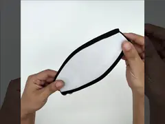 China Blank White Sublimation Soft Neoprene Diving Snorkeling Mask Strap Cover Double Sided Printing for sale