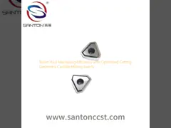 Aumenta l'Efficienza della Tua Lavorazione con Inserti di Fresatura in Carburo a Geometria di Taglio Ottimizzata