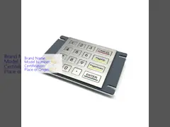 IP65 Rated Waterproof Metal KeyPad 100mm*91.5mm Size for Industrial Control Applications with backlit