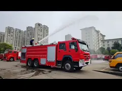 Heavy Duty Sinotruk Howo 6x4 Truck Fire Fighting Tanker High Pressure Pump