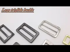 China Tri Glide Metal Square Buckle Heavy Duty Webbing Strap Buckle 40mm for sale