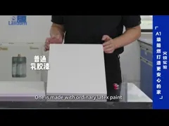 Teste de pintura Lantiden sobre a função à prova de fogo