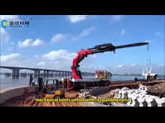 25tons telescopic knuckle boom xcmg howo used mobile wrecker mounted crane truck