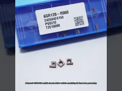 6GR 7GR 8GR 9GR Inserti di curvatura interna in carburo di alta qualità per lavorazioni affidabili, inserto a foratura interna