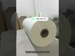 Anti scratch Matte Lamination Film using EVA Glue Layer and Multiple Extrusion Processing Type optimized for surface protection