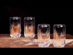 China Laser Decal Pearl Color Electroplating Souvenir Cup 330ml Capacity Ideal For Gift Store Merchandise for sale