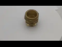 China Brass Straight Equal Coupler Brass Compression Fittings for sale