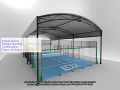 China Durable Padel Court Tent Outdoor Sports Structure for sale