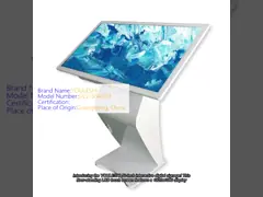 50 Inch Indoor Horizontal Video Touch Screen LCD Touch Screen Floor Standing Interactive Information Screen Digital Signage Display