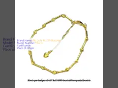 China 18K Gold Women's Bracelet - Premium 750/1000 Gold Purity with Durable Construction for Fashion Retailers for sale