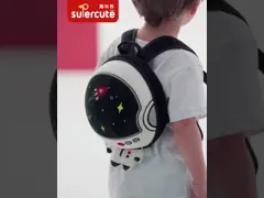 Supercute 3D EVA Children School Bags Anti Lost Backpack Astronaut Embroidered Backpack
