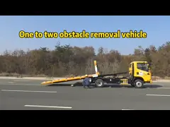 China JAC 4X2 Multi-functional Flatbed Tow Truck with Winch System Road Rescue Vehicle for sale