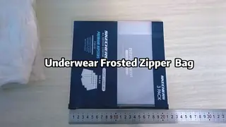 underwear frosted zipper bag