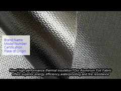 High - Quality Aluminium Foil Fabric For Thermal Insulation & Industrial Multi - Protection