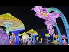 China Artificial Luminous Flower Led Garden Ornaments Vibrant Colors Customizable for sale