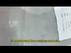 Fabric Precision Stainless Steel Reverse Dutch Weave Mesh