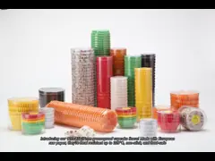 120*43*27mm  Greaseproof Cupcake Liners ( European Raw Paper ) With Heat Tolerance Up To 220°C