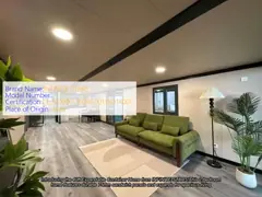 China 40ft Expandable Container Home with 2 Bedrooms and 75mm Sandwich Panels - 5-Year Warranty Included for sale