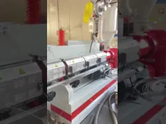 China Fully Automatic PE carbon spiral reinforced pipe production line equipment designed for PE PP pipe extrusion and spiral reinforcement processes for sale