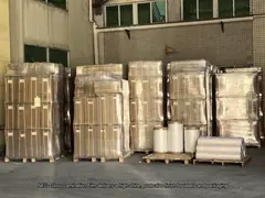Glossy Surface Finish Gloss Lamination Film Thickness 17 to 50 Microns Suitable for Labels and Packaging Surface Coating