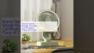 3-Speed Portable Desk Fan With LED Light For Quiet Cooling In Home Or Office
