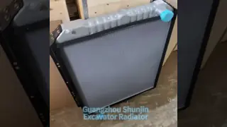 View TMY SK200-5.5 Water Radiator For Doosan Excavator Cooling Demo